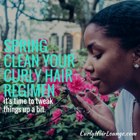 Spring Clean Your Curly Hair Regimen