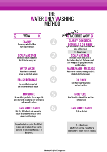 The Water Only Washing Method | Curly Hair Lounge
