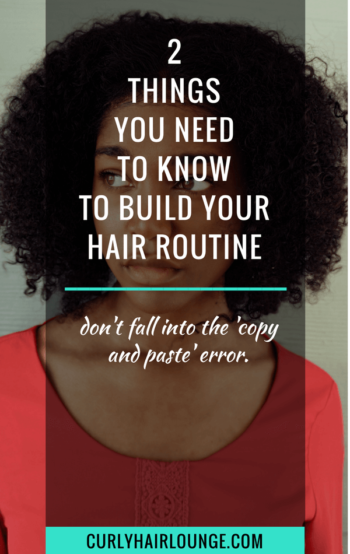 2 Things You Need To Know To Build Your Hair Routine
