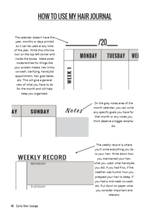 Brand New Natural Hair Journal